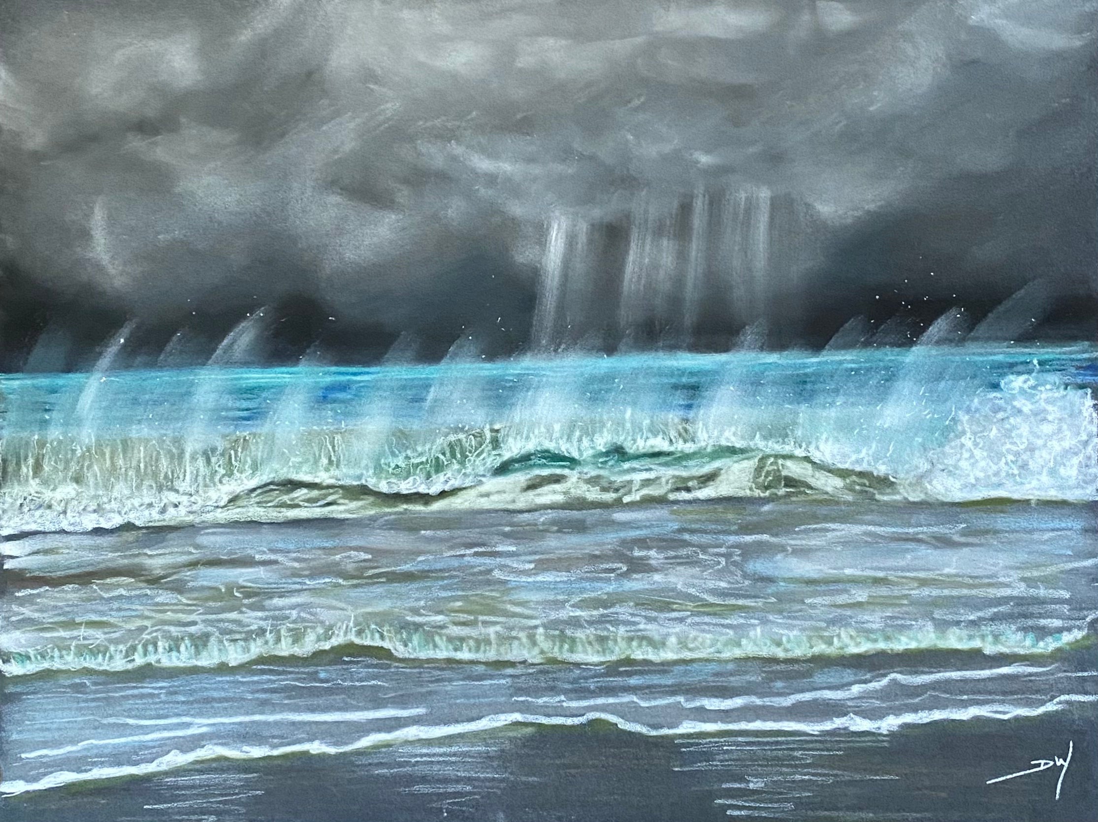 Original pastel painting ~ Luskentyre – Deb Wilkinson ~ Artist