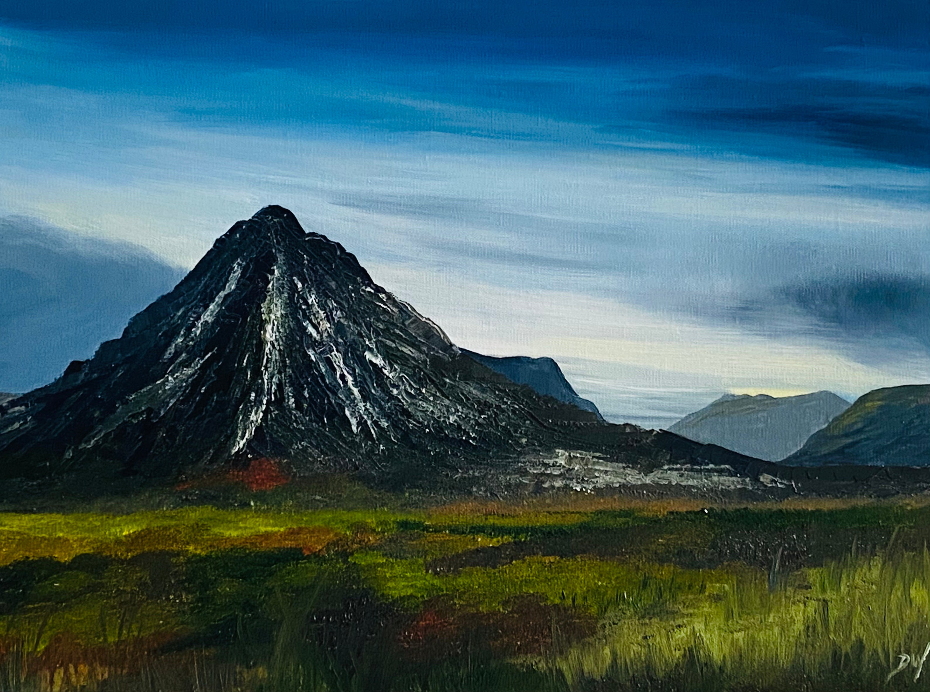 Original oil painting ~ Buachaille Etive Mòr – Deb Wilkinson ~ Artist